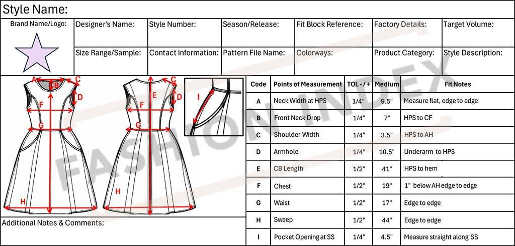 Fashion Index Blog | How To Create An Apparel Tech Pack, Part 5 ...