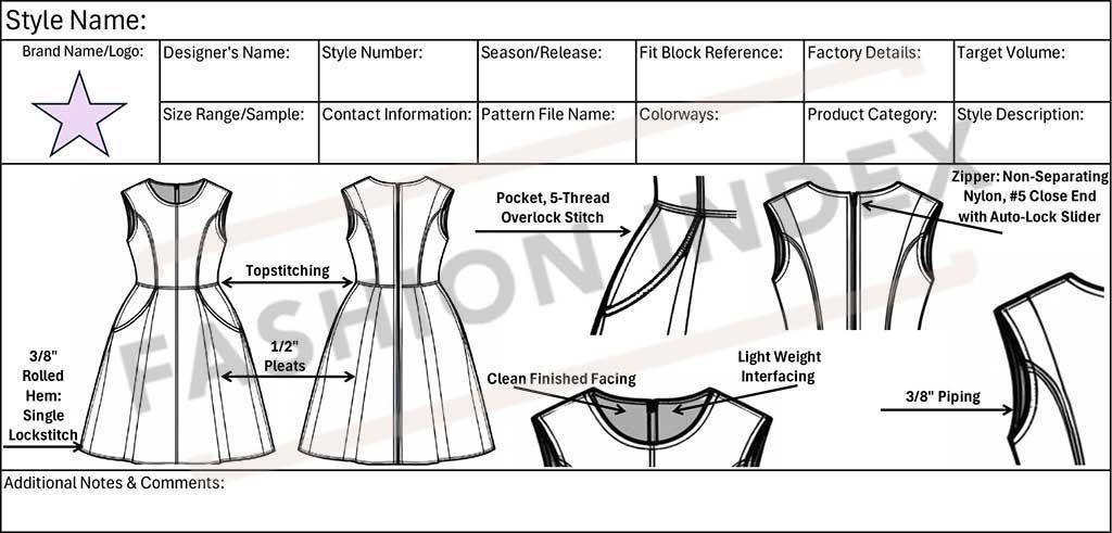 Fashion Index Blog | How To Create An Apparel Tech Pack, Part 7 ...